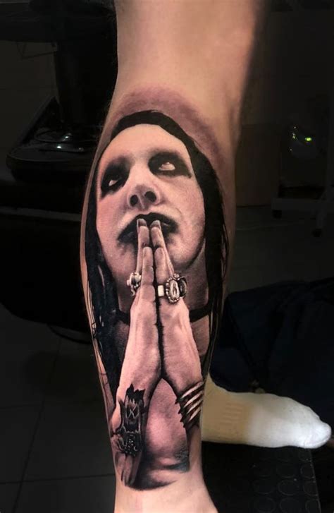 Marilyn Manson Tattoo Marilyn Manson Tattoo Tattoos Cool Tattoos