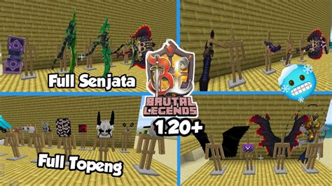 Addon Brutal Legends Official Mcpe 120 Denzzajaa Review Youtube