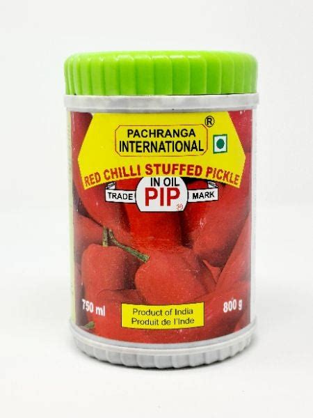 Pip Red Chilli Stuffed Pickle 800g Memon Supermarket
