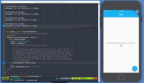 Alternatives And Detailed Information Of Vim Flutter Gitplanet