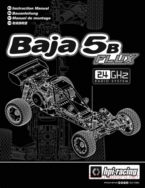 HPI Manual Baja B Flux Buggy RCScrapyard Radio Controlled Model Archive