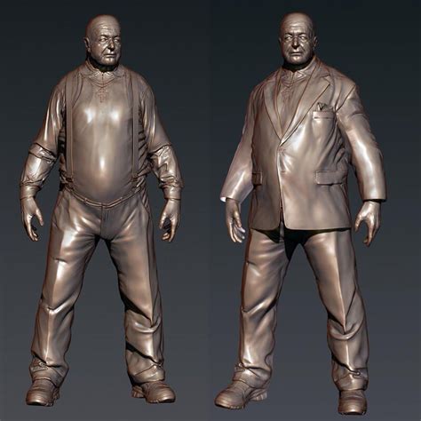 Artstation Russian Mobster 3d Model