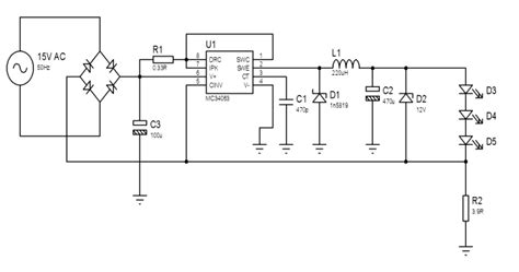 Designed Circuit Model Using Switching Regulator Mc34063a Download Scientific Diagram