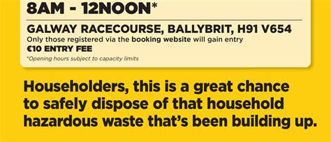 Hazardous Waste Day 2025 Galway City Council