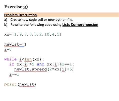solved exercise 3 problem description a create new code