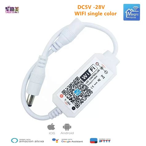 Magic Dwelling DC5V 12V 24V Bluetooth Wi Fi WiFi Controller RGB RGBW IR RF LED Controller For