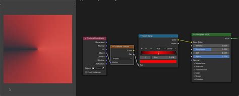 Radial Gradient On A Plane Materials And Textures Blender Artists Community
