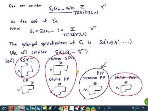 Topics In Combinatorics Lecture 14 Hook Length Formula YouTube