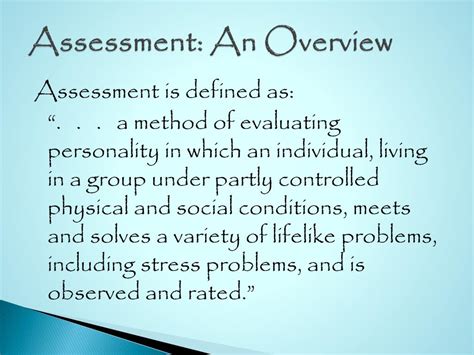 Ppt Assessment An Overview Powerpoint Presentation Free Download Ppt Assessment An Overview Powerpoint Presentation Free Download