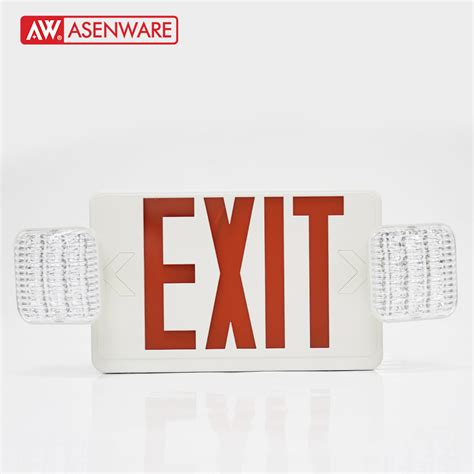180 Min Red Green Automatic Exit Sign With Lamp Head BS Material XYFER