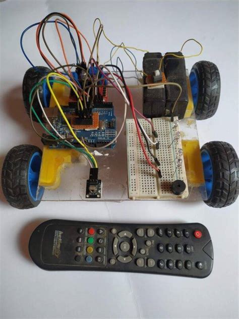 Remote Control Robot Using Arduino Tsop And Arduino Control Robot