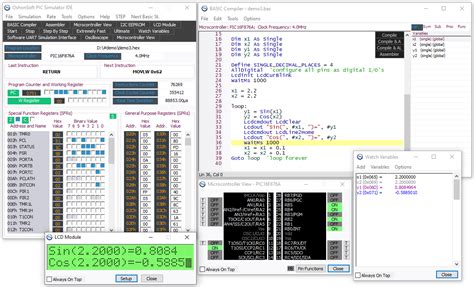 Oshonsoft Pic Simulator Ide With Pic Basic Compiler