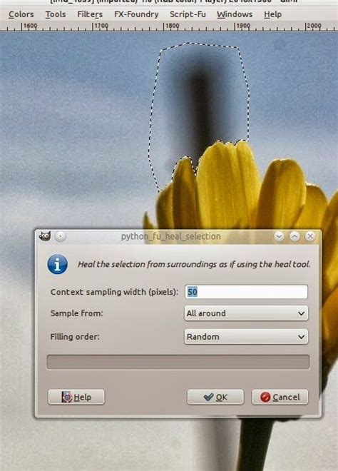 how and when to use the clone healing and heal selection tools gimp