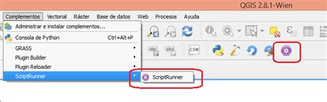 Script Runner Plugin Para Ejecutar Scripts En Qgis Mappinggis