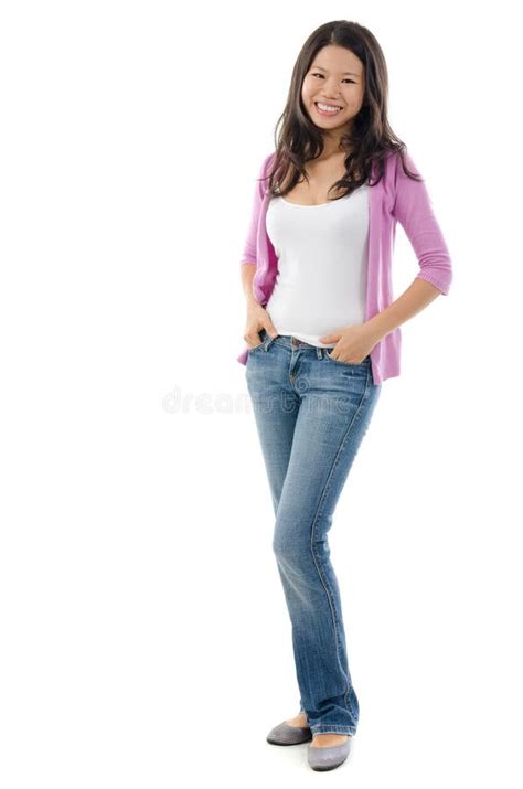 Fullbody Southeast Asian Girl Stock Image Image Of Body Beautiful