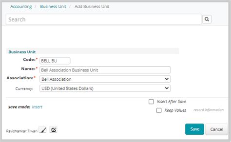 Adding A Business Unit Netforum Support