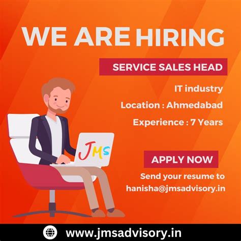 Jms Advisory Services Private Limited On Linkedin Servicesales Hiring2024 Recruitment