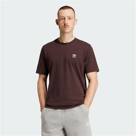Adidas Trefoil Essentials Tee Brown Adidas Australia
