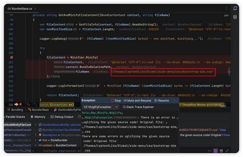 Failed To Minify `bootstrap Dimcss` In Leptonx Lite Theme · Issue 15222 · Abpframeworkabp
