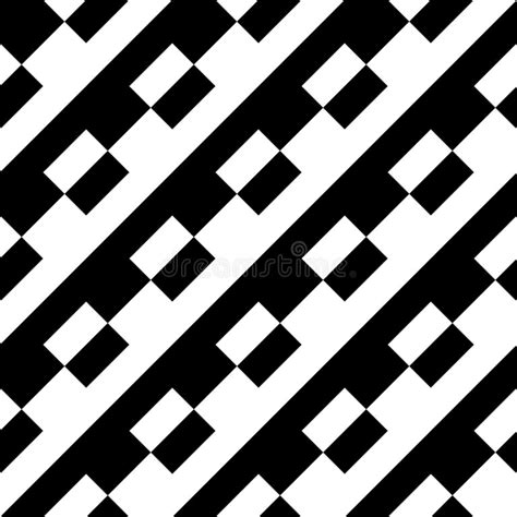 Abstract Seamless Pattern Background Maze Of Black Geometric Design Elements Isolated On White