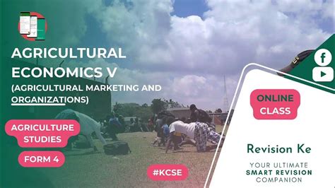 Agricultural Economics Vagricultural Marketing And Organizations Intro Form 4 Revision