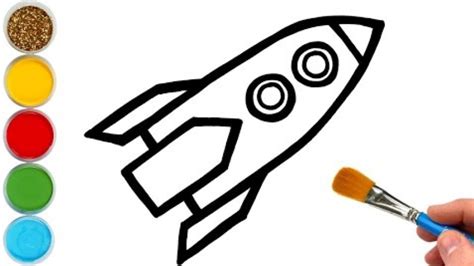 آموزش نقاشی به کودکاننقاشی فضاپیما، سیاره و آدم فضایی