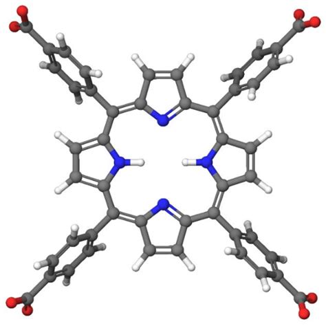 Figure S34 Optimized Geometry Of The Tcpp Linker Obtained On