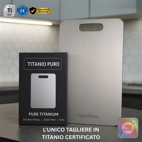 Titanio Puro Tagliere In Titanio