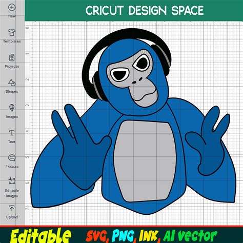 Gorilla Tag Svg Png Gorilla Tag Ink Coloring Page Printabl Inspire