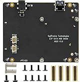 Amazon Com Geekworm For Raspberry Pi 4 MSATA SSD Adapter X857 V2 0 MSATA SSD Expansion Board