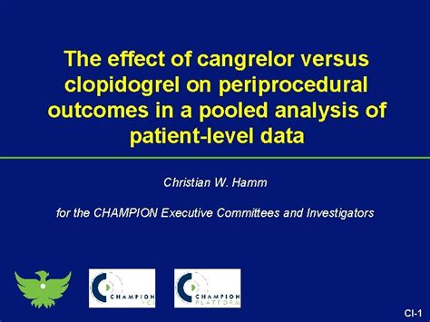 The Effect Of Cangrelor Versus Clopidogrel On Periprocedural