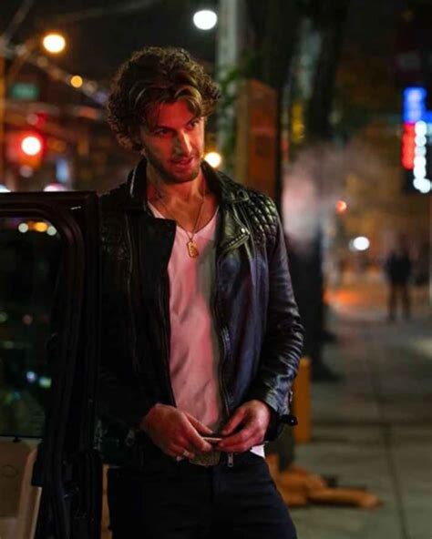 Adam Demos Sex Life Brad Simon Black Quilted Jacket