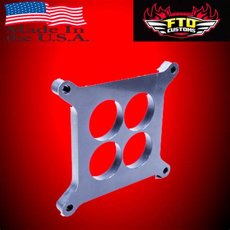 12 Inch 4150 4 Hole Drag Racing Carburetor Spacer