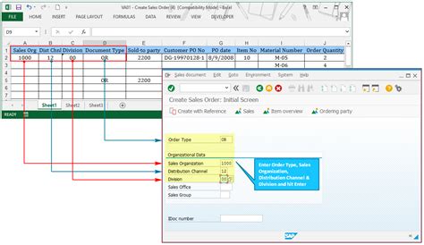 va01 header detail multi line transaction process runner