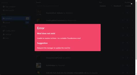 Bug Mod Does Not Exist But It Does · Issue 434 · Ebkrr2modmanplus · Github