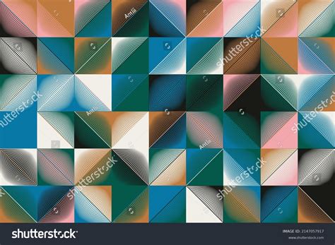 Geometric Abstract Vector Pattern Artwork Made Stock Vector Royalty Free 2147057917 Shutterstock