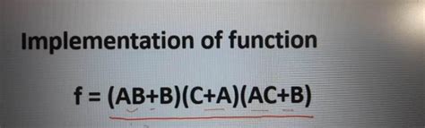 [solved] solve using kmap simplify the equation impleme