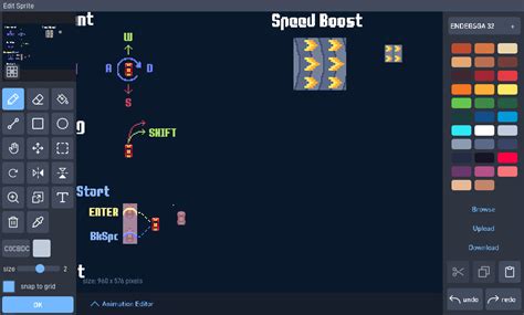 Sprite Editor Open While The Game Is Playing Bug Reports Flowlab Community