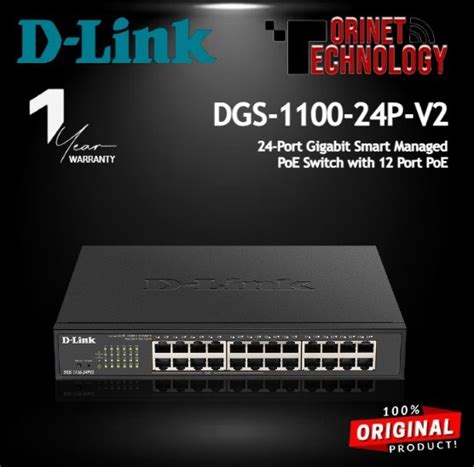 Jual D-Link DGS-1100-24P(v2) 24port Switch POE - Jakarta Pusat - Orinet ...