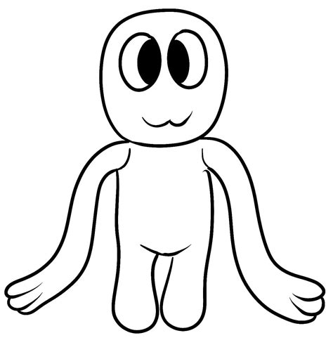 Rainbow Friends Kleurplaten Kinderen Kleurplaat