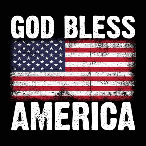 God Bless America 4th Of July 25409219 Vector Art At Vecteezy