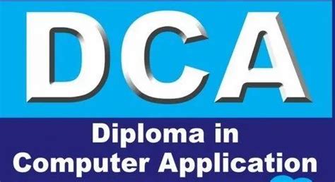 Dca Diploma In Computer Application At ₹ 2500unit In Ranchi Id 21091487062