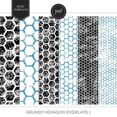 Grungy Pattern Overlay Bundle 2 Digital Art