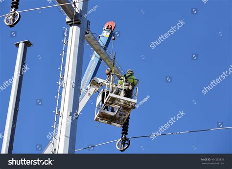 High Voltage Power Line Transmission Tower Stock Photo 404263879 Shutterstock