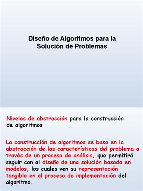 Diseno Algoritmos Solución De Problemas Pdf Algoritmos Recursividad