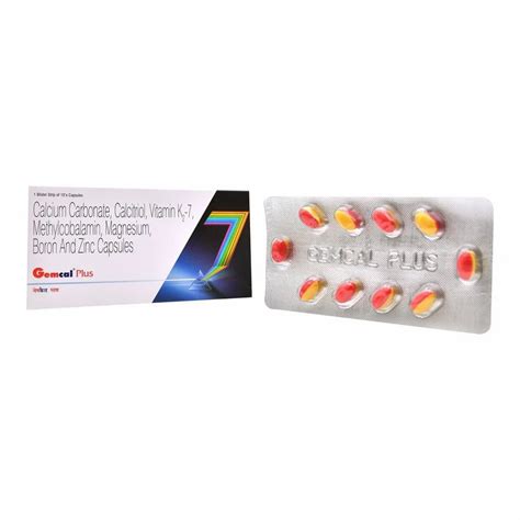 Gemcal Plus Cap At ₹ 230strip Pharmaceutical Capsules In Nagpur Id