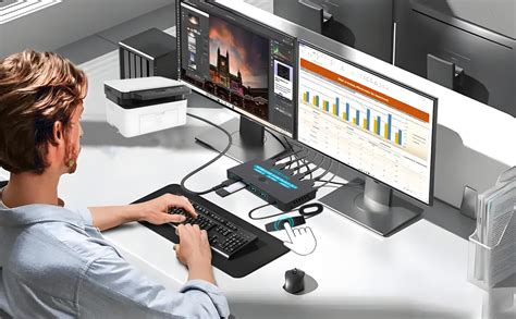 Amazon Com SGEYR USB 3 0 HDMI KVM Switch 1 Monitors 2 Computers KVM Switch 2 Port HDMI 4K