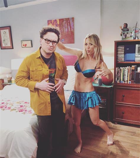 Kaley Cuoco Delights Fans With Lingerie Pic From Big Bang Theory Set