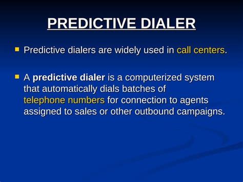 Vo Ip Based Predictive Dialer Ppt