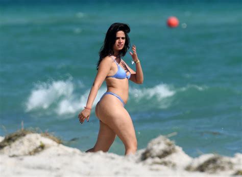 Camila Cabello Wears Thong Bikini With Shawn Mendes Photos Life And Style